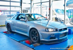 Nissan GTR R34 Stage 2 - 2.7 BiTurbo R6 - 206kW (280k) a 392Nm ...